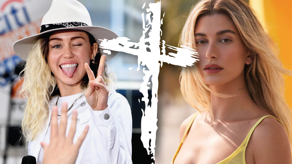 Miley Cyrus en Hailey Bieber discussiëren over kerk tijdens - EO BEAM